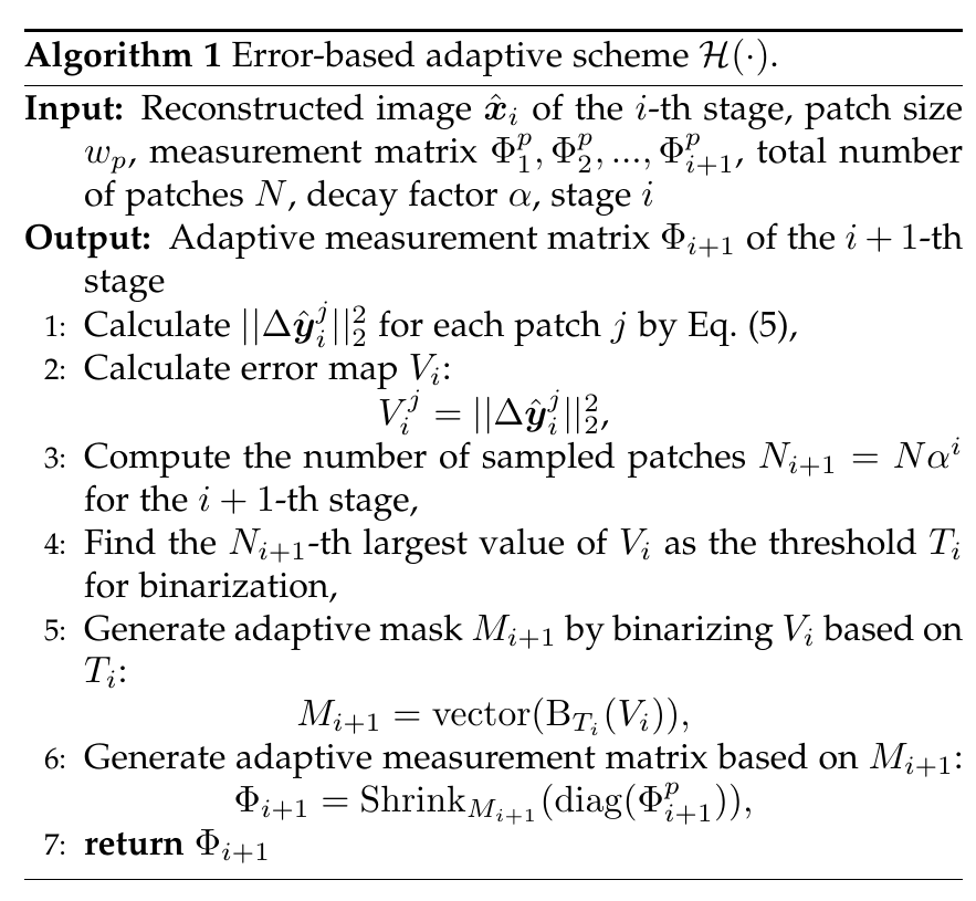 AdaCS: Adaptive Compressive Sensing with Restricted Isometry Property ...